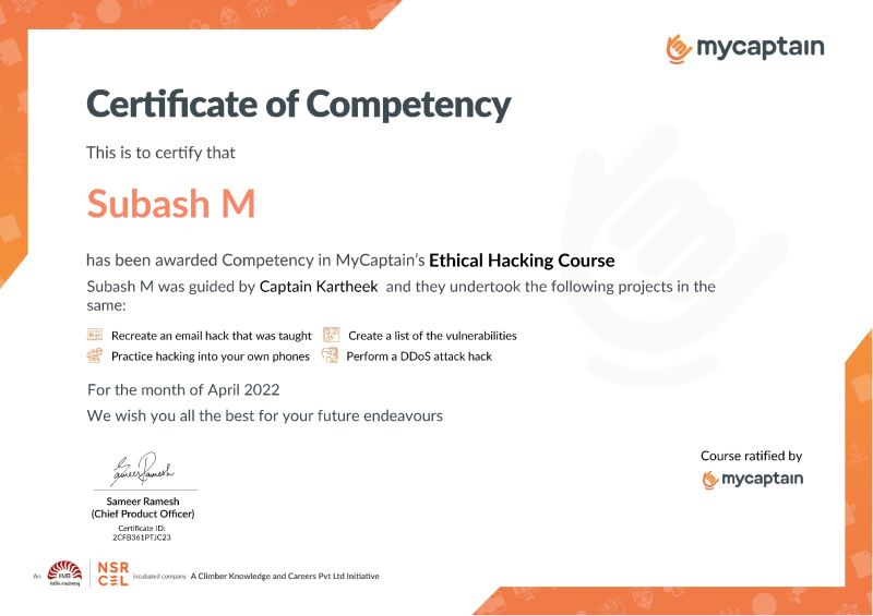 Subash Maari on LinkedIn: #ethicalhacking Subash Maari on LinkedIn: #ethicalhacking