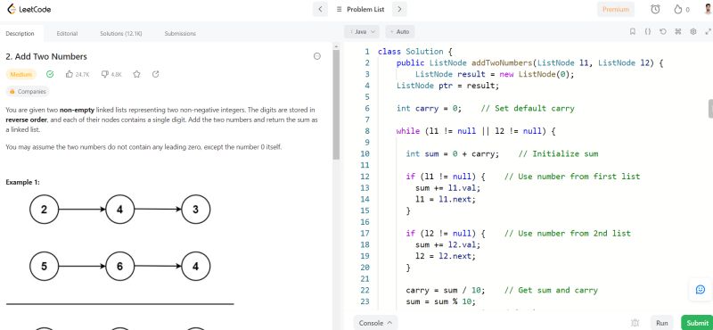 Amit Srivastava on LinkedIn: #day2 #leetcode #leetcode2023 #java Amit Srivastava on LinkedIn: #day2 #leetcode #leetcode2023 #java