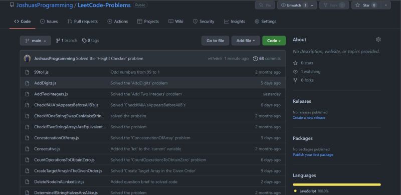 Joshua Thomas on LinkedIn: #github #leetcode Joshua Thomas on LinkedIn: #github #leetcode