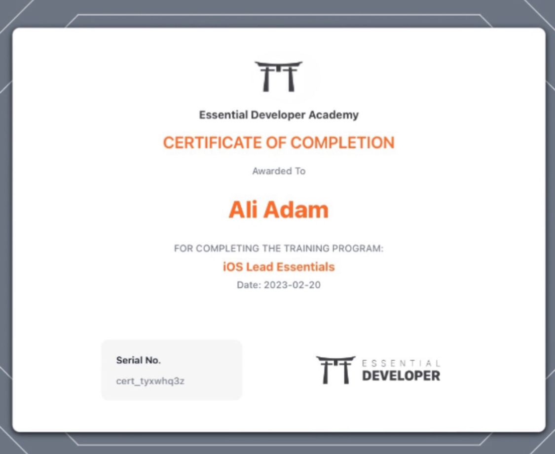 Ali Adam on LinkedIn: #iosdevelopment #swiftprogramming #xcode #ios # ... Ali Adam on LinkedIn: #iosdevelopment #swiftprogramming #xcode #ios # ...