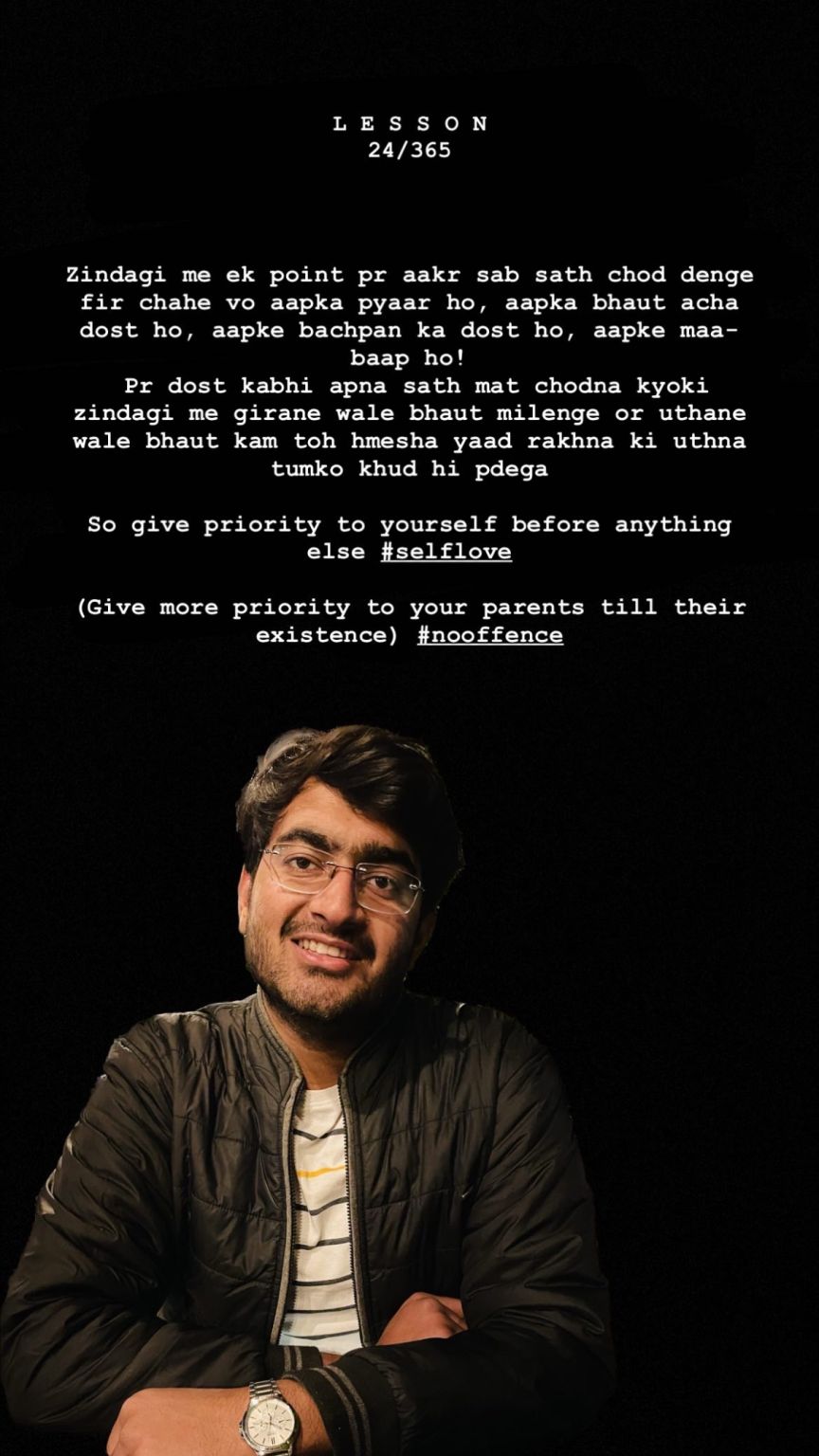 Anant Mittal on LinkedIn: Lesson 24/365 Anant Mittal on LinkedIn: Lesson 24/365