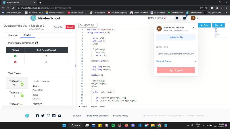 Samriddh Prasad on LinkedIn: #cpp #day25 #30daysofcode #community # ... Samriddh Prasad on LinkedIn: #cpp #day25 #30daysofcode #community # ...