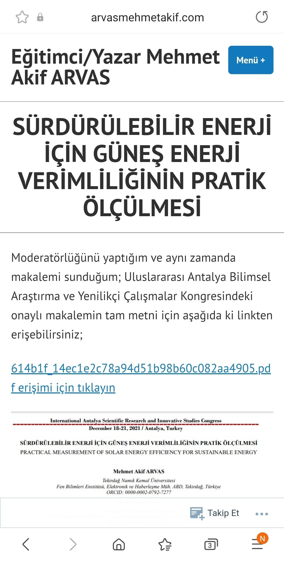 Mehmet Akif Arvas LinkedIn‘de: SÜRDÜRÜLEBİLİR ENERJİ İÇİN GÜNEŞ ENERJİ ... Mehmet Akif Arvas LinkedIn‘de: SÜRDÜRÜLEBİLİR ENERJİ İÇİN GÜNEŞ ENERJİ ...