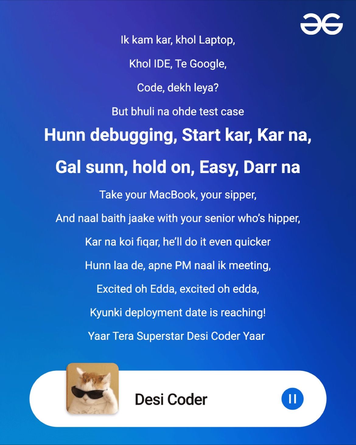 GeeksforGeeks on LinkedIn: #coding #codinglife #codingisfun # ... GeeksforGeeks on LinkedIn: #coding #codinglife #codingisfun # ...