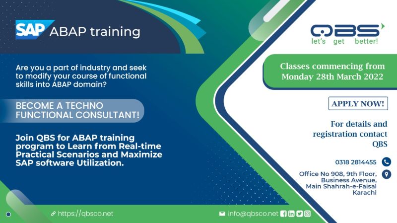 QBS Co on LinkedIn: #abap #sap #saphana #sapfiori #sapabap #sapmm # ... QBS Co on LinkedIn: #abap #sap #saphana #sapfiori #sapabap #sapmm # ...