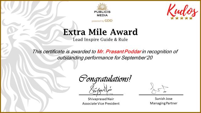 Prasant Poddar on LinkedIn: #appreciation #september2020 Prasant Poddar on LinkedIn: #appreciation #september2020