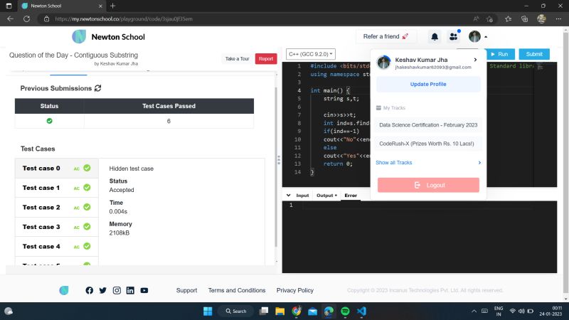 keshav Kumar jha on LinkedIn: #cplusplus #day8 #day8 #30daysofcode #dsa ... keshav Kumar jha on LinkedIn: #cplusplus #day8 #day8 #30daysofcode #dsa ...
