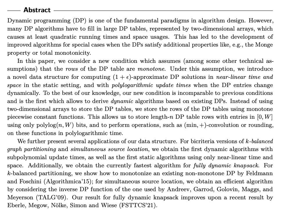 Stefan Neumann on LinkedIn: #algorithms #dynamicprogramming # ... Stefan Neumann on LinkedIn: #algorithms #dynamicprogramming # ...