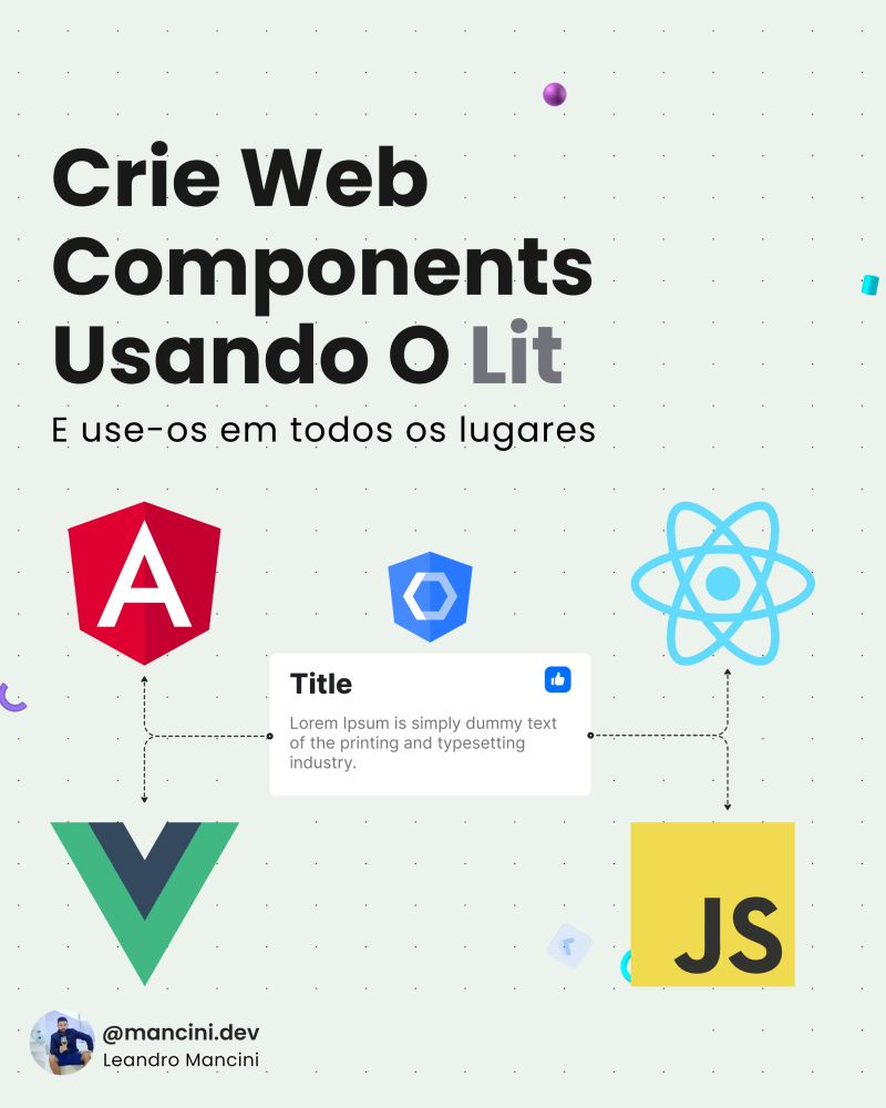 Leandro Mancini on LinkedIn: #vue #react #angular #webcomponents #lit # ... Leandro Mancini on LinkedIn: #vue #react #angular #webcomponents #lit # ...