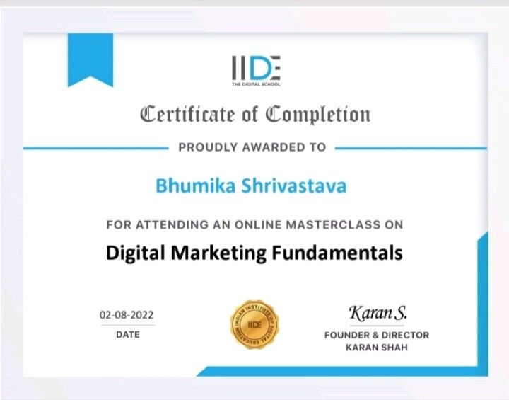 Bhumika Shrivastava posted on LinkedIn Bhumika Shrivastava posted on LinkedIn