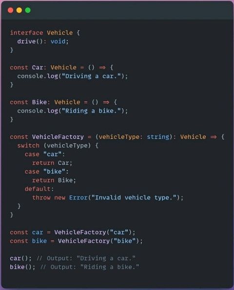 Saoud Ahmed Khan on LinkedIn: #factorypattern #javascript #typescript # ... Saoud Ahmed Khan on LinkedIn: #factorypattern #javascript #typescript # ...