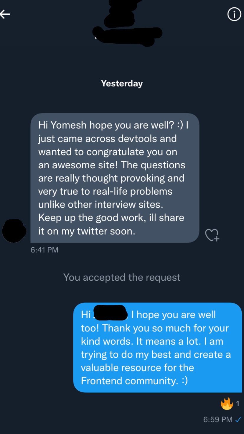 Yomesh Gupta on LinkedIn: #devtoolstech #frontend #javascript #coding # ... Yomesh Gupta on LinkedIn: #devtoolstech #frontend #javascript #coding # ...