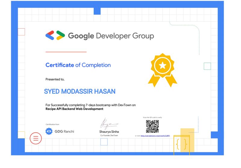 Syed Modassir Hasan on LinkedIn: #devtown #backendwebdevelopment # ... Syed Modassir Hasan on LinkedIn: #devtown #backendwebdevelopment # ...