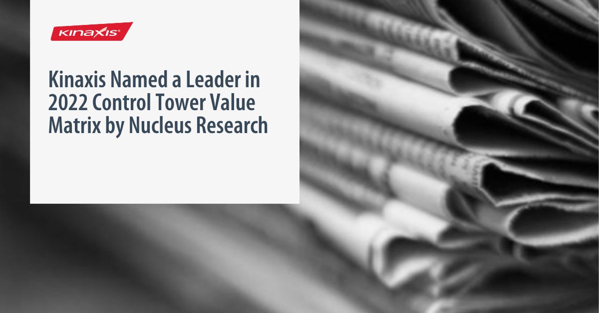 Kinaxis on LinkedIn: Kinaxis Named a Leader in 2022 Control Tower Value ... Kinaxis on LinkedIn: Kinaxis Named a Leader in 2022 Control Tower Value ...