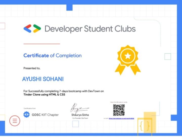 Ayushi Sohani on LinkedIn: hii connections... I completed a 7 day ... Ayushi Sohani on LinkedIn: hii connections... I completed a 7 day ...