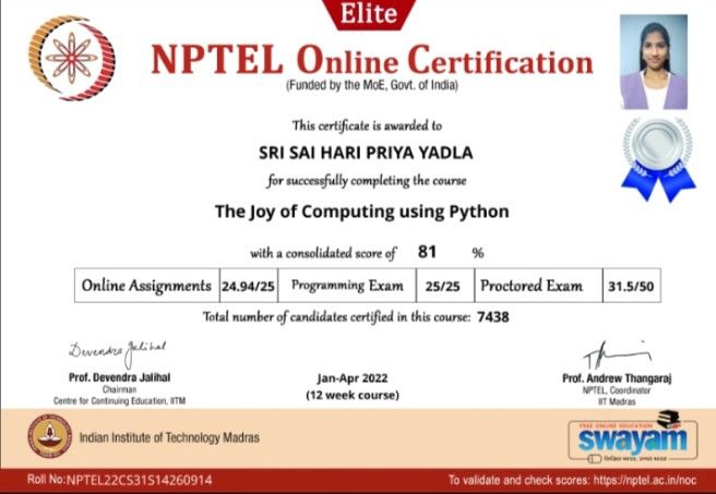 SRI SAI HARI PRIYA YADLA on LinkedIn: #python | 10 comments SRI SAI HARI PRIYA YADLA on LinkedIn: #python | 10 comments
