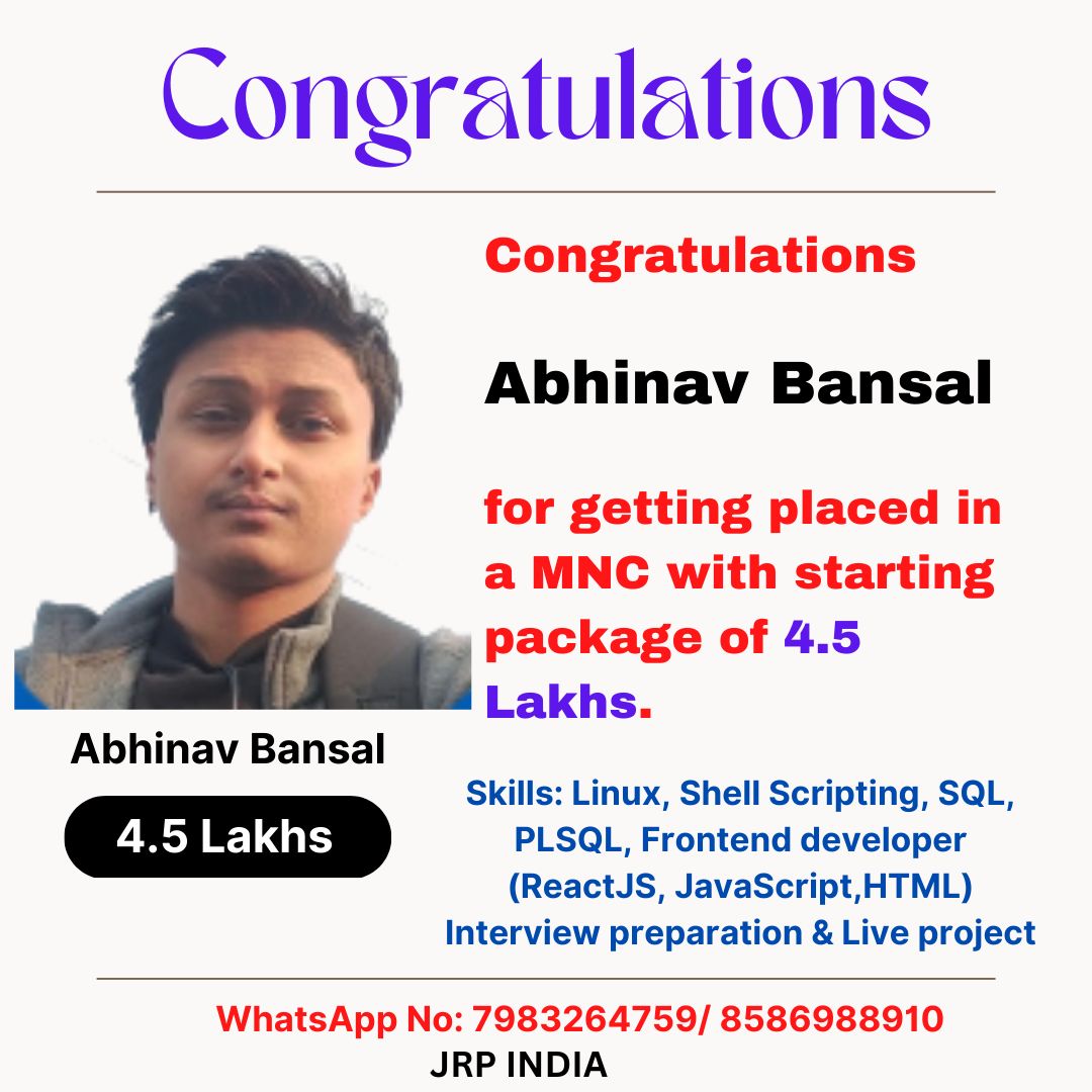 Amit Kushwaha on LinkedIn: #jrpindia #frontend_developer #react #html # ... Amit Kushwaha on LinkedIn: #jrpindia #frontend_developer #react #html # ...