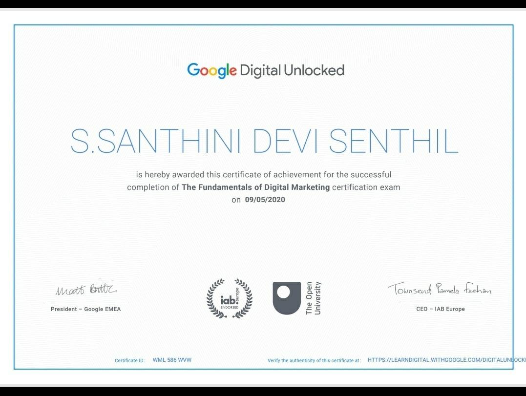 Santhini Devi S posted on LinkedIn Santhini Devi S posted on LinkedIn