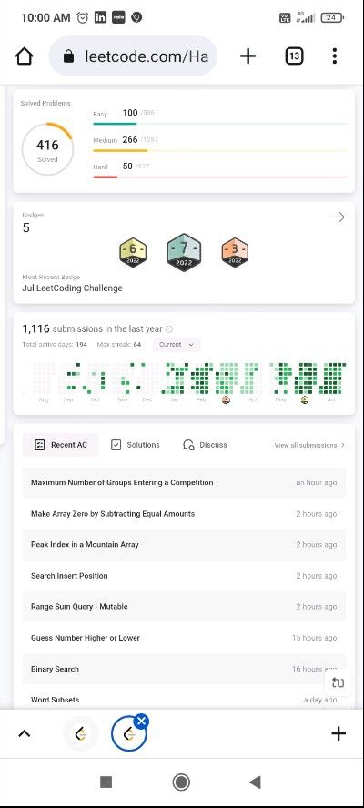 Harsh Agarwal on LinkedIn: #helloconnections #dsa #leetcode #coding # ... Harsh Agarwal on LinkedIn: #helloconnections #dsa #leetcode #coding # ...
