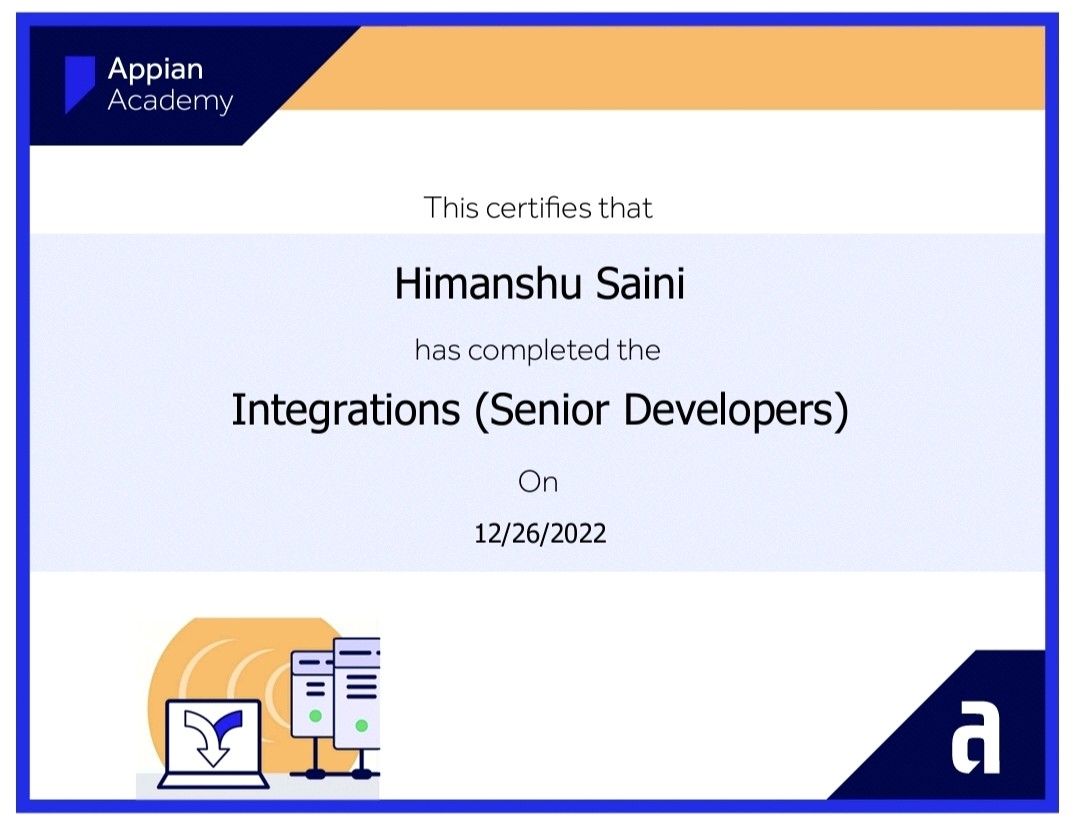HIMANSHU SAINI on LinkedIn: #appian #appiandeveloper #appianlife #share HIMANSHU SAINI on LinkedIn: #appian #appiandeveloper #appianlife #share