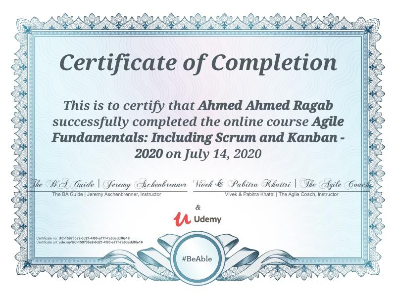 Ahmed Ragab, ACP®, PMP®, CSM®, PRINCE2®, ITIL®, SAFe® on LinkedIn ... Ahmed Ragab, ACP®, PMP®, CSM®, PRINCE2®, ITIL®, SAFe® on LinkedIn ...