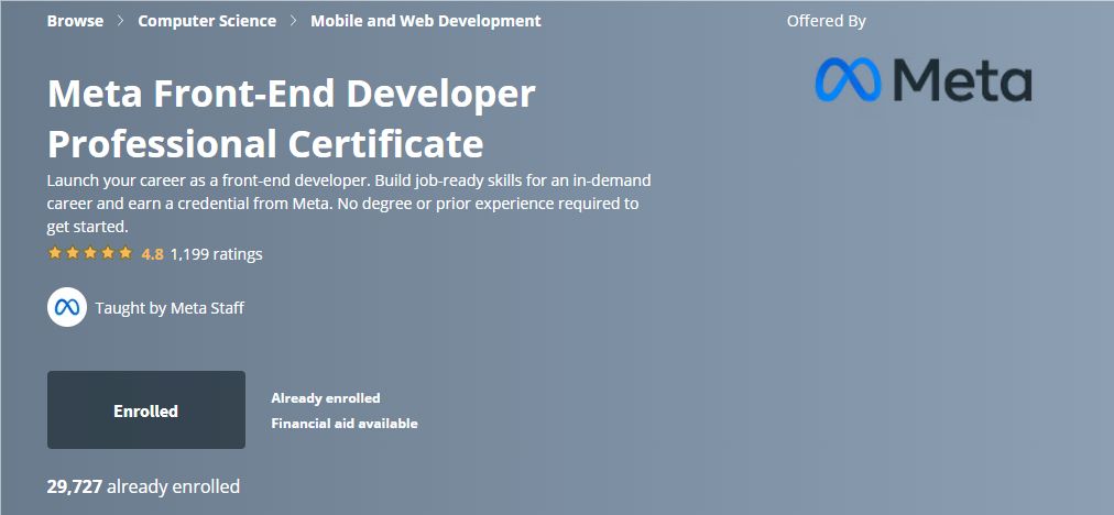 Mohammad Owais on LinkedIn: #coursera #javascript #reactjs #meta Mohammad Owais on LinkedIn: #coursera #javascript #reactjs #meta