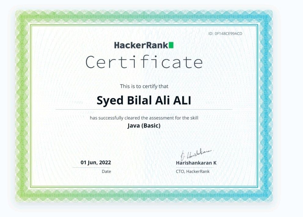 Syed Bilal Ali on LinkedIn: #java Syed Bilal Ali on LinkedIn: #java