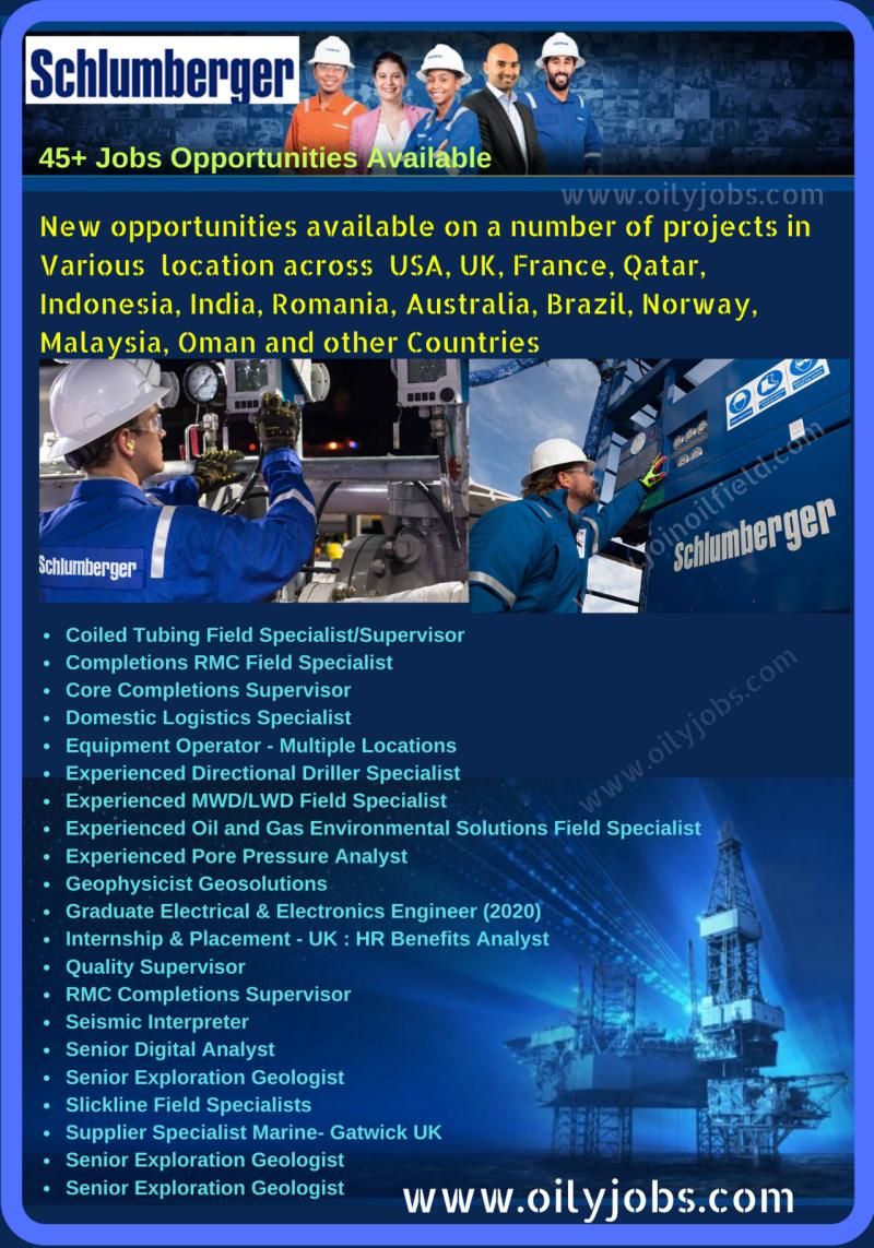 Drilling, Rigs, Well Services Jobs on LinkedIn: Schlumberger Job ... Drilling, Rigs, Well Services Jobs on LinkedIn: Schlumberger Job ...
