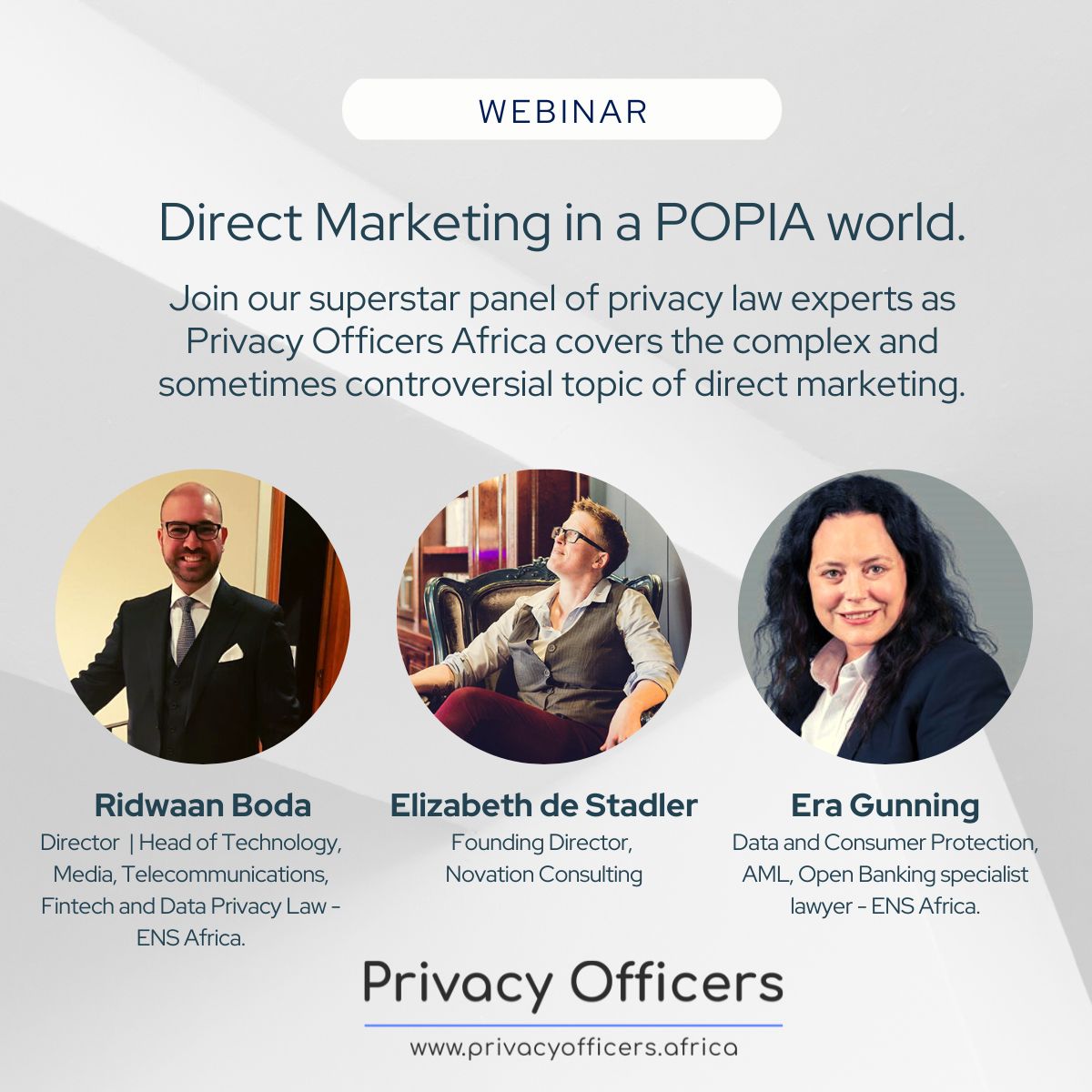 Ridwaan Boda on LinkedIn: #webinar #popia #popi #directmarketing # ... Ridwaan Boda on LinkedIn: #webinar #popia #popi #directmarketing # ...