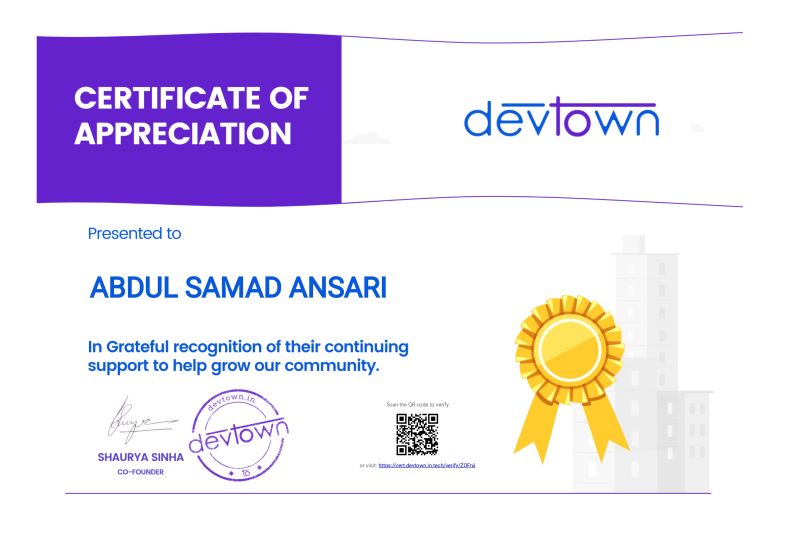 Abdul Samad Ansari on LinkedIn: #backend #devtown #javascript #nodejs # ... Abdul Samad Ansari on LinkedIn: #backend #devtown #javascript #nodejs # ...