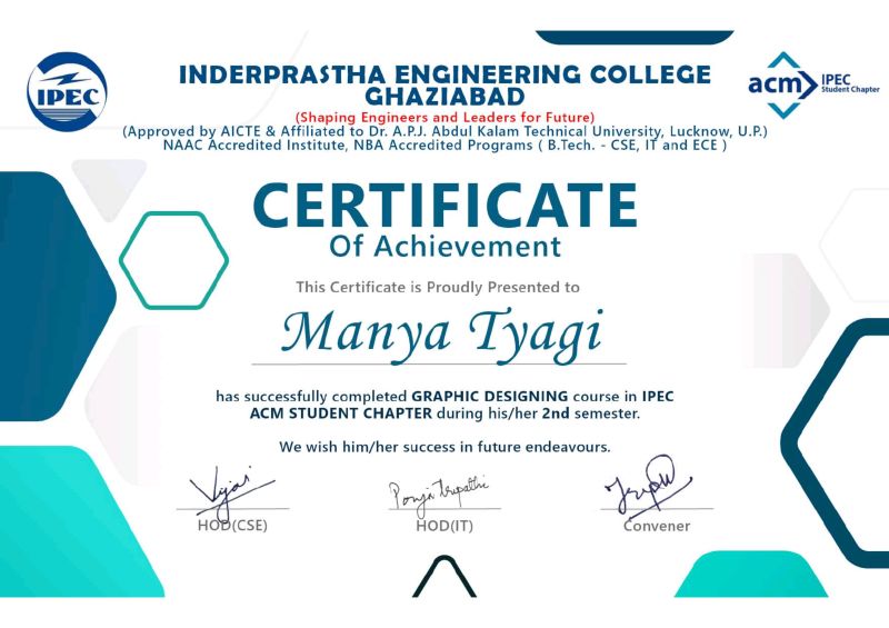 Manya Tyagi on LinkedIn: Hello everyone! These are some certificates ... Manya Tyagi on LinkedIn: Hello everyone! These are some certificates ...