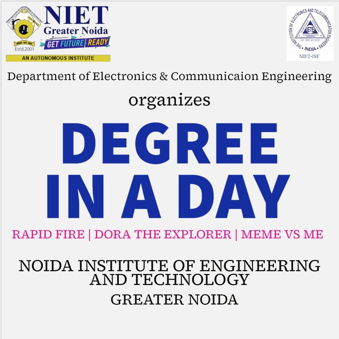 Department of ECE NIET Greater Noida on LinkedIn: #niet # ... Department of ECE NIET Greater Noida on LinkedIn: #niet # ...