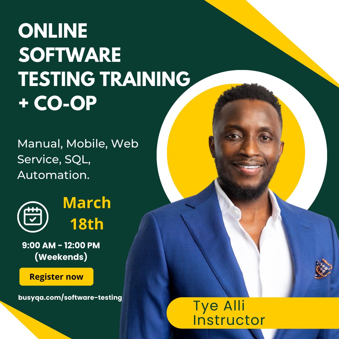 BusyQA on LinkedIn: #softwaretesting #selenium #selenium #training # ... BusyQA on LinkedIn: #softwaretesting #selenium #selenium #training # ...