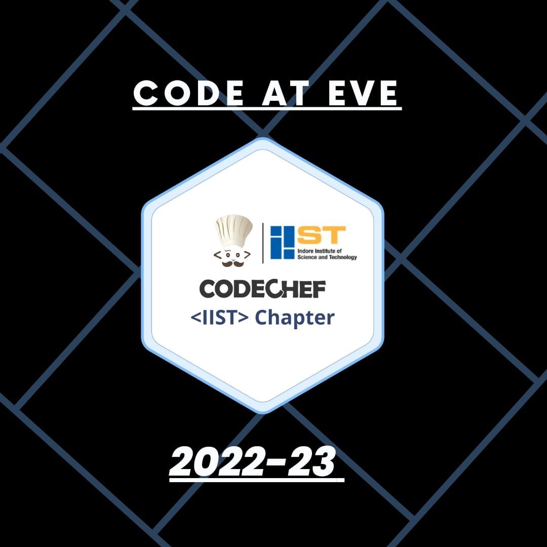 CodeChef IIST Chapter on LinkedIn: #codechef #codechefiist #coding #contest CodeChef IIST Chapter on LinkedIn: #codechef #codechefiist #coding #contest