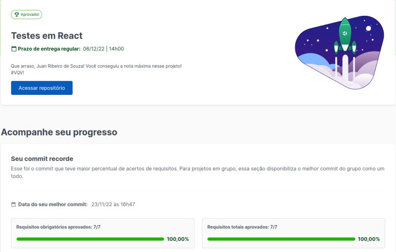 Juan Ribeiro no LinkedIn: #testes #devs #reactjs #js Juan Ribeiro no LinkedIn: #testes #devs #reactjs #js