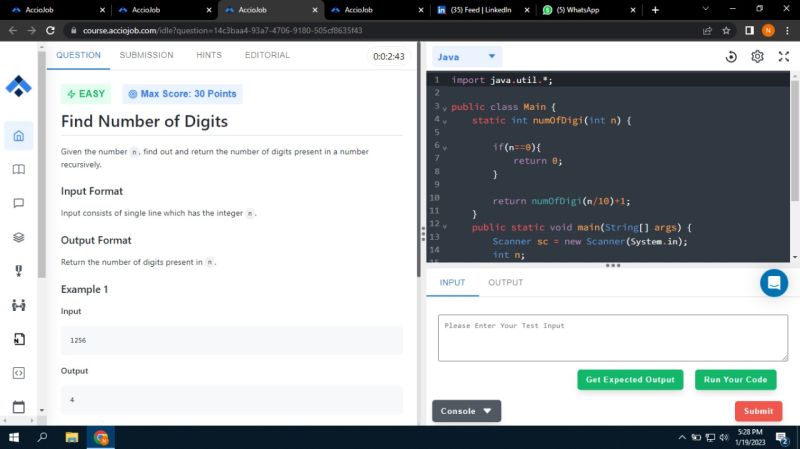 Nomaan Ahmad on LinkedIn: #acciojob #day27 #coding #arrays # ... Nomaan Ahmad on LinkedIn: #acciojob #day27 #coding #arrays # ...