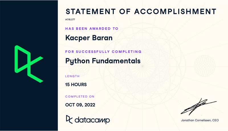 Kacper B. on LinkedIn: NumPy, Matplotlib, pandas, functions, list ... Kacper B. on LinkedIn: NumPy, Matplotlib, pandas, functions, list ...