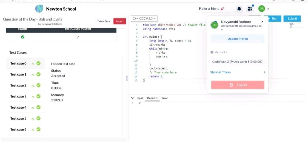 Devyanshi Rathore on LinkedIn: #day21 #30daysofcode #cplusplus #coding ... Devyanshi Rathore on LinkedIn: #day21 #30daysofcode #cplusplus #coding ...