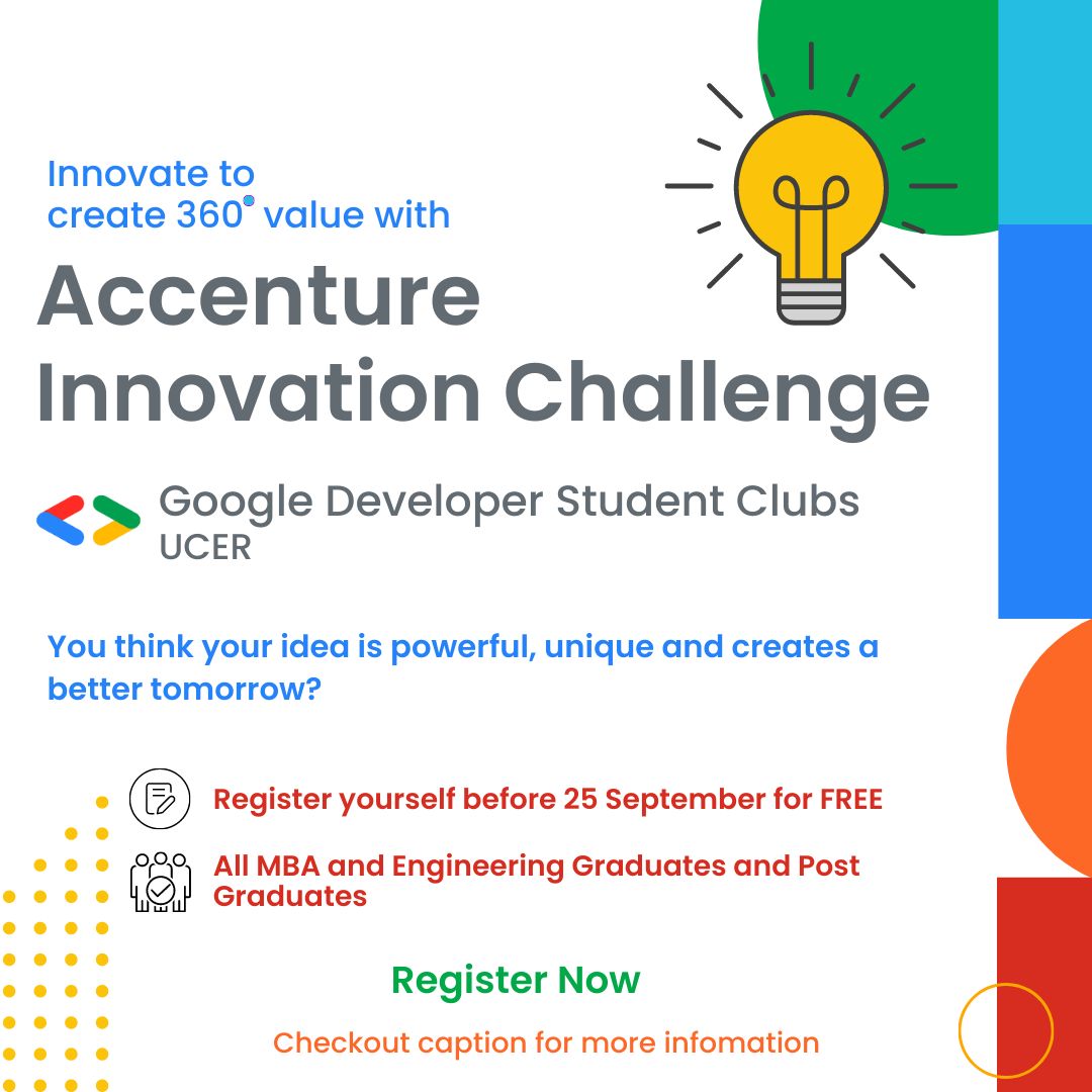 GDSC UCER on LinkedIn: #innovation GDSC UCER on LinkedIn: #innovation