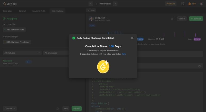 Suraj Joshi on LinkedIn: #connections #coding #leetcode Suraj Joshi on LinkedIn: #connections #coding #leetcode