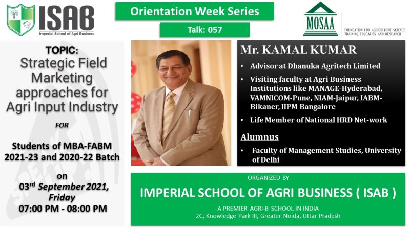 Vishal Pathak on LinkedIn: #isab #agribusiness Vishal Pathak on LinkedIn: #isab #agribusiness