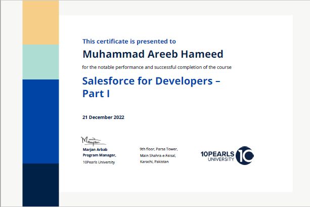 Muhammad Areeb Hameed on LinkedIn: #salesforce #salesforcedeveloper # ... Muhammad Areeb Hameed on LinkedIn: #salesforce #salesforcedeveloper # ...