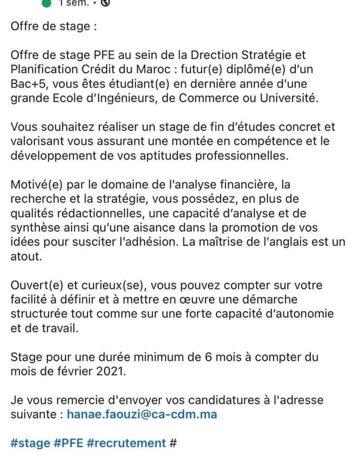 Fatima Zahra Ouariach posted on LinkedIn Fatima Zahra Ouariach posted on LinkedIn