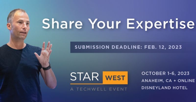 STAR Testing Conferences on LinkedIn: STARWEST 2023 - Speak at STARWEST ... STAR Testing Conferences on LinkedIn: STARWEST 2023 - Speak at STARWEST ...