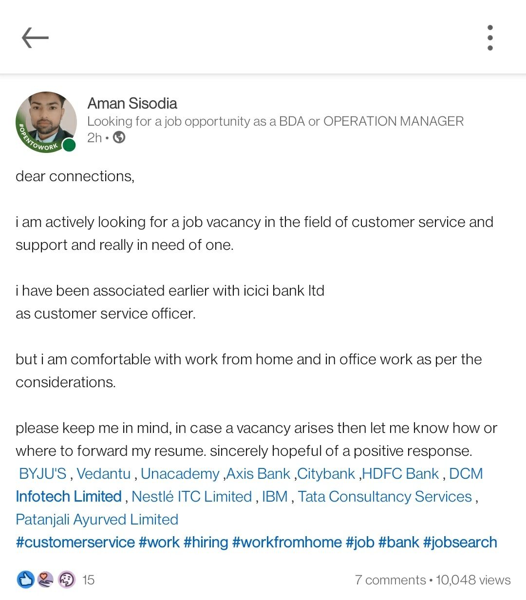 SHRUTI SHARMA on LinkedIn: #hiring #hr #connections #jobopportunity # ... SHRUTI SHARMA on LinkedIn: #hiring #hr #connections #jobopportunity # ...