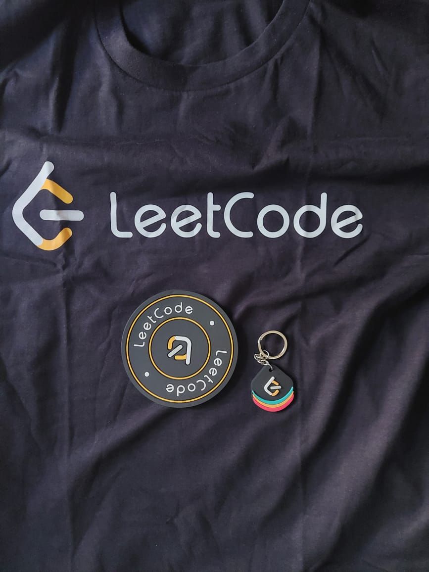 Aviral Budhani on LinkedIn: Finally got my LeetCode swag. LeetCode Aviral Budhani on LinkedIn: Finally got my LeetCode swag. LeetCode