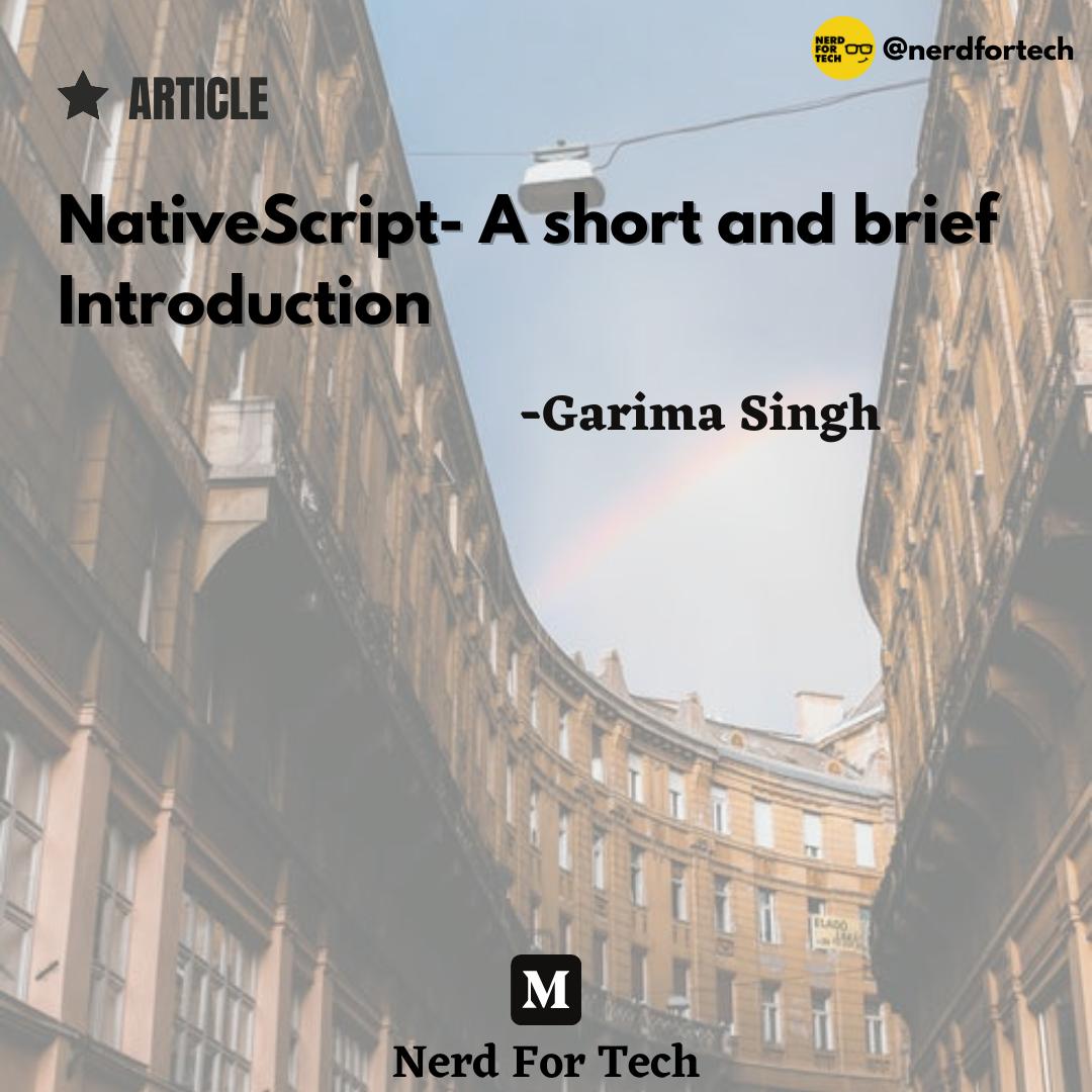 Adersh Aniyan on LinkedIn: NativeScript- A short and brief Introduction ... Adersh Aniyan on LinkedIn: NativeScript- A short and brief Introduction ...
