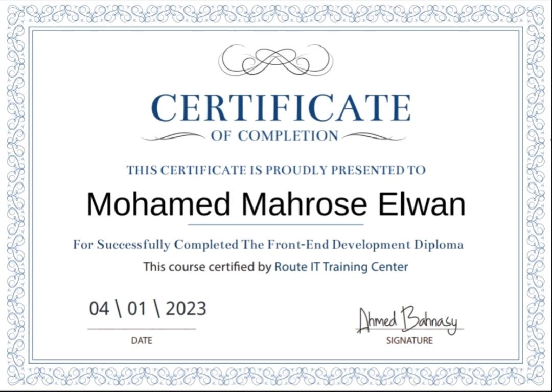 Mohamed Elwan on LinkedIn: #experience #course #javascript #frontend # ... Mohamed Elwan on LinkedIn: #experience #course #javascript #frontend # ...