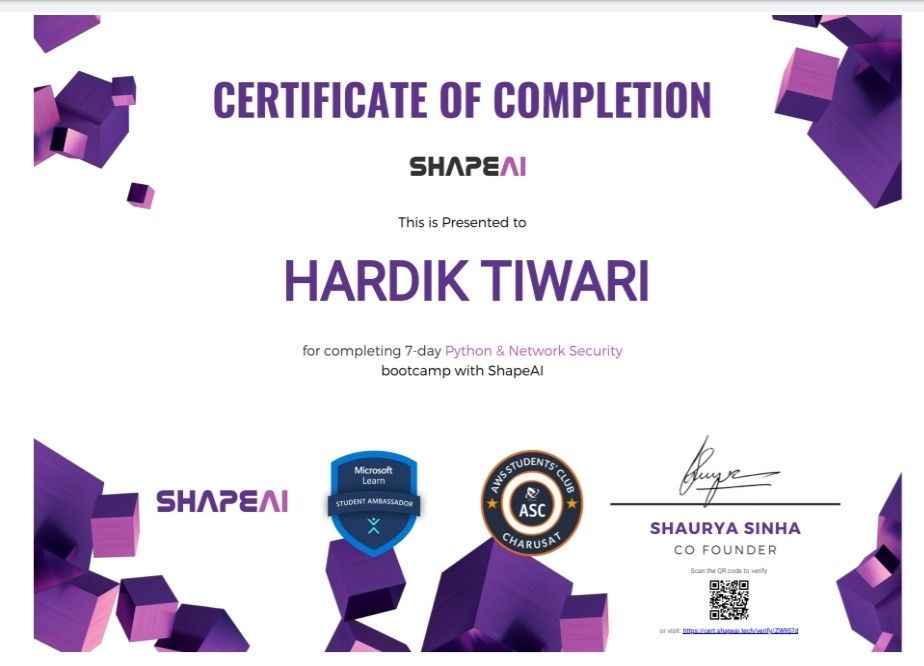 Hardik Tiwari on LinkedIn: #way #python #networksecurity Hardik Tiwari on LinkedIn: #way #python #networksecurity