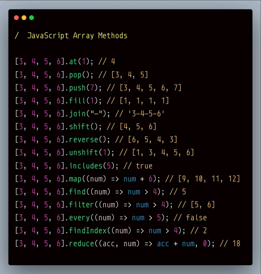 Saboor Malik on LinkedIn: #javascript #arrays Saboor Malik on LinkedIn: #javascript #arrays